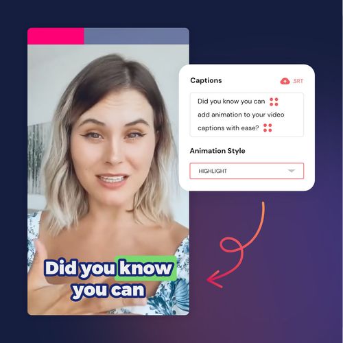 Add Animated Captions to Video - Zubtitle